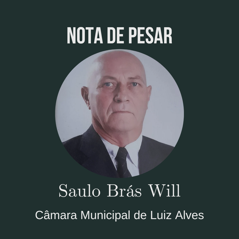 Luto Oficial — Câmara Municipal de Luiz Alves